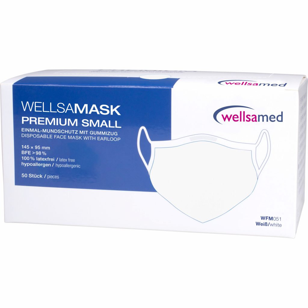 wellsamed wellsamask SMALL Mundschutz mit Gummizug : Wellsamed